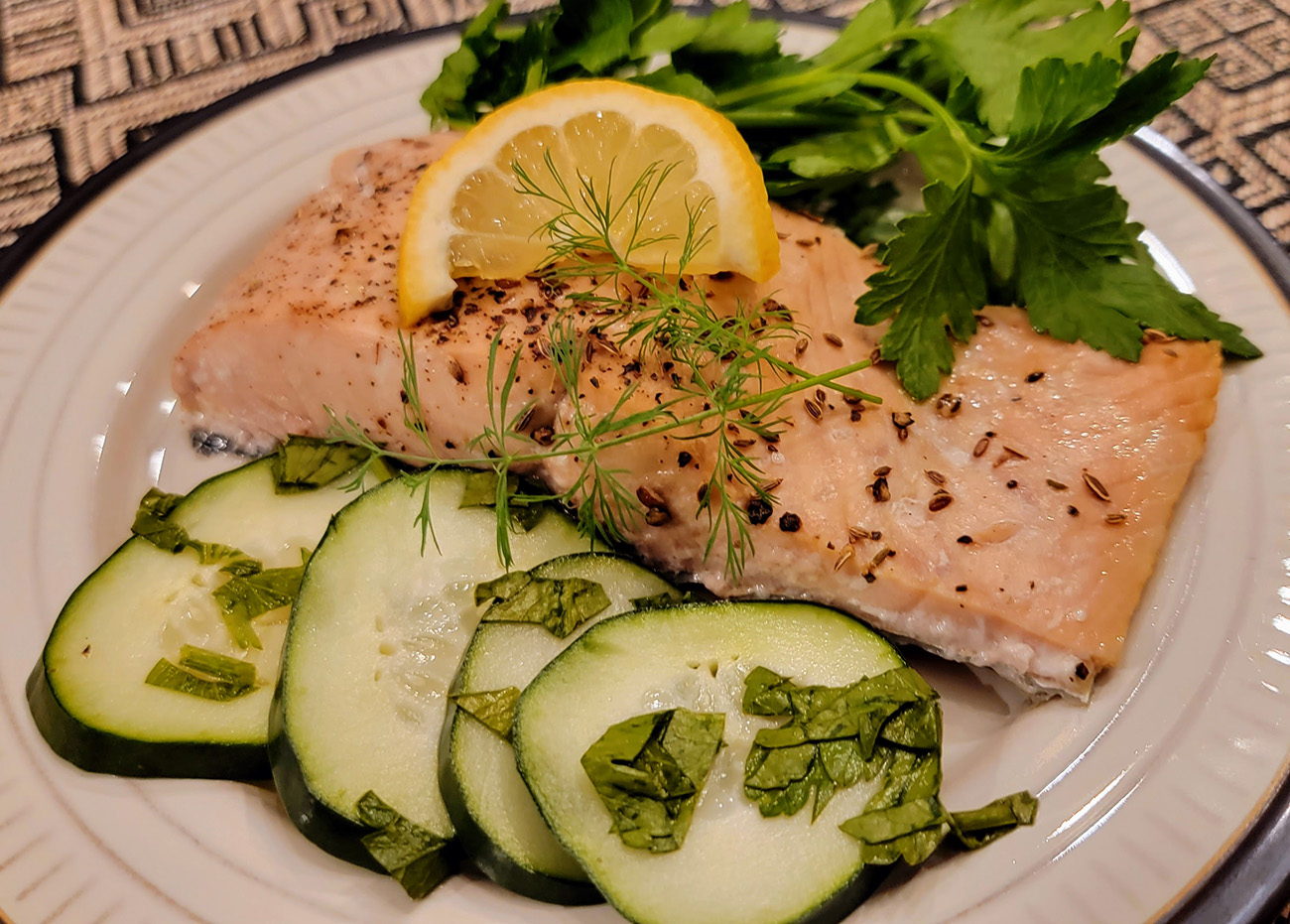 Cedar Planked Salmon - Darcy Dishes